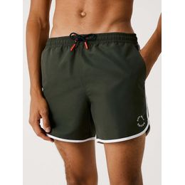 Red Bull Racing x Pepe Jeans Badeshorts 'Red Bull Racing x Pepe Jeans' Herren Gr&ouml;&szlig;e M oliv / wei&szlig;