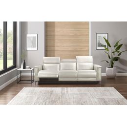 3-Sitzer OTTO HOME, B:222cm H:97cm T:100cm, beige, Echtleder 100% Echtleder;Kunstleder 100% Polyurethan, Sofas, "LUND B: 222 cm - OTTO. Verl&auml;ssliche
