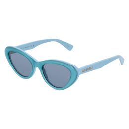 Gucci GG1170S | Damen-Sonnenbrille | Fassung: Vollrand, Butterfly, Kunststoff, Blau Perlmutt | Glasfarbe: Blau