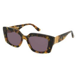K by KARL LAGERFELD Karl Lagerfeld KL6125S | Unisex-Sonnenbrille | Fassung: Vollrand, Quadratisch, Acetat, Braun Havanna | Glasfarbe: Grau