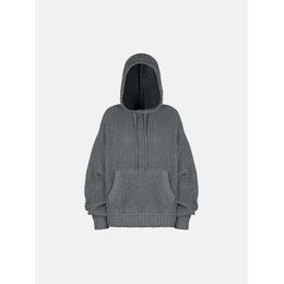 Enrage Oversized Sweater 'SWEATER HOODIE' female Grey size S