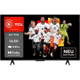 TCL QLED-Fernseher "43P71KX1", 43, schwarz, Fernseher, Multi-HDR, Dolby Vision, Smart TV, Airplay2, Dolby Atmos, Game Master
