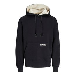 Jack & Jones JACK & JONES Sweatshirt 'Legacy' Herren Gr&ouml;&szlig;e L schwarz / wei&szlig;