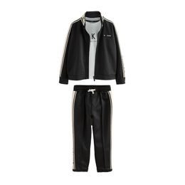 Baker by Ted Baker Set Jungen Gr&ouml;&szlig;e 140 ecru / schwarz / wei&szlig;