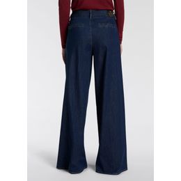 Herrlicher Damen Weite Jeans "Lovely Palazzo Denim Light"deep, Gr. 27, Denim/Jeans, Obermaterial: 98% Baumwolle, 2% Elasthan, Jeans, Palazzo