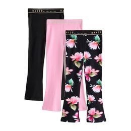Baker By Ted Baker Leggings girl Pink, Black size 6 yrs