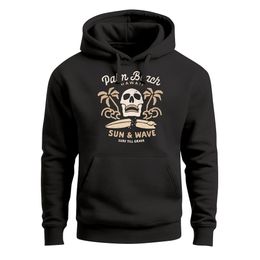 Neverless Sweatshirt 'Skull Surfing' male Black size XS