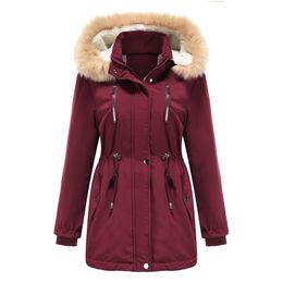 YOUTHUP Winter Parka female Red size S