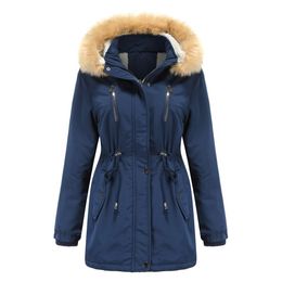 YOUTHUP Winter Parka female Blue size 3XL