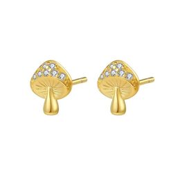 Hey Happiness Earrings 'Lucky Mushroom' female Gold size One Size