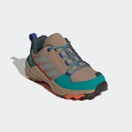 adidas terrex Kinder Wanderschuh "TERREX AX4R", Gr. 38cardboard, matte silber, pure teal, Synthetik, Textil, Schuhe, f&uuml;r Kinder
