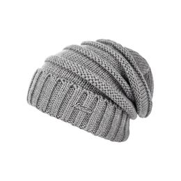 Neverless Beanie 'Model 36931' female Grey size Onesize