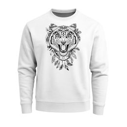 Neverless Sweatshirt 'Tiger' male White size M