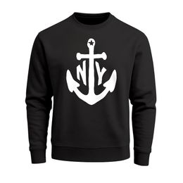 Neverless Sweatshirt 'NY Anker' male Black size L