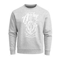 Neverless Sweatshirt 'Anker Soul' male Grey size XXL