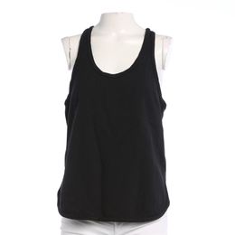 MSGM Top / Seidentop Damen Gr&ouml;&szlig;e XS Second Hand schwarz