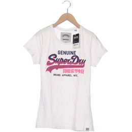 Superdry & Co T-Shirt Damen Gr&ouml;&szlig;e L Second Hand wei&szlig;