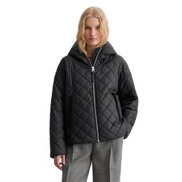 Marc O'Polo MARC O'POLO Damen Outdoorjacke "aus recyceltem Polyester"schwarz, Gr. 38, unifarben, Obermaterial: 100% Polyester; F&uuml;llung: 100% Polyester; Futter:
