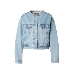 Levi's LEVI'S 'Collarless Shrunken '90s Trucker Jacket' Damen Gr&ouml;&szlig;e L blue denim