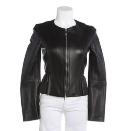 BOSS Black Lederjacke / Ledermantel Damen Gr&ouml;&szlig;e S Second Hand schwarz