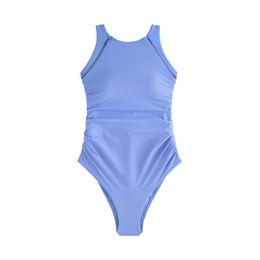 next Swimsuit female Blue size 6