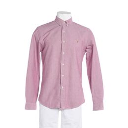 Polo Ralph Lauren Freizeithemd / Shirt / Polohemd langarm Herren Gr&ouml;&szlig;e M Second Hand rosa
