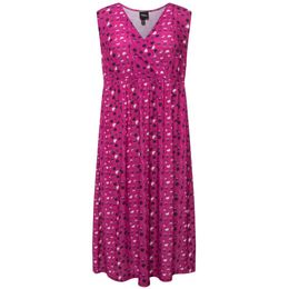 Ulla Popken Dress female Pink size 54-56