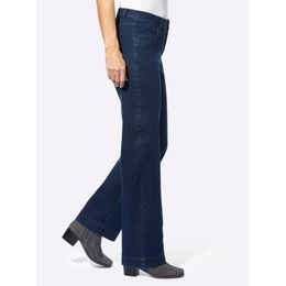Classic Basics Damen Bequeme Jeans, blau, Gr. 27, unifarben, 81% Baumwolle, 17% Polyester, 2% Elasthan, Jeans