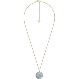 Fossil Kette Damen Gr&ouml;&szlig;e One Size pastellblau / gold