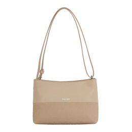 Calvin Klein Schultertasche 'Mixmedia' Damen Gr&ouml;&szlig;e One Size cappuccino