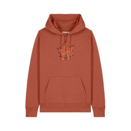 Watapparel Sweatshirt ' Herbst ' Herren Gr&ouml;&szlig;e S hellbraun / orange / schwarz