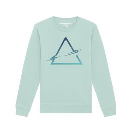 Watapparel Sweatshirt ' Triangle ' male Blue size XXXL