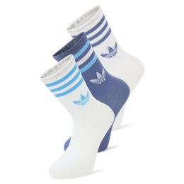 adidas originals Socks female Blue, White size M