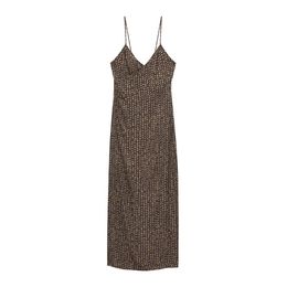 Pull&Bear Pull&Bear Kleid Damen Gr&ouml;&szlig;e 38 senf / schwarz Winterkleid