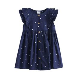 next Kleid M&auml;dchen Gr&ouml;&szlig;e 68 navy / naturwei&szlig;