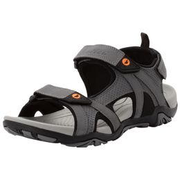 Hi-Tec Herren Sandale "CRATER", Gr. 42, grau, Synthetik, Schuhe