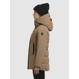 Khujo Damen Winterjacke "Palla-YM", braun, Gr. S, Material: 55% Baumwolle, 45% Polyester; Futter: 100% Nylon; Wattierung: 100% Polyester, Jacken,