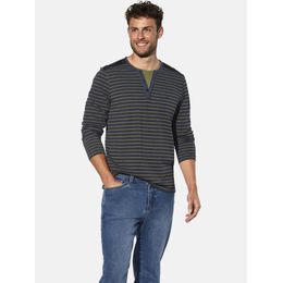 Babista Herren Langarm-Poloshirt "Langarmshirt GAVINO", blau, Gr. M, Obermaterial: 60% Baumwolle CO. 40% Polyester COOLMAX PES(Coolmax)., Shirts