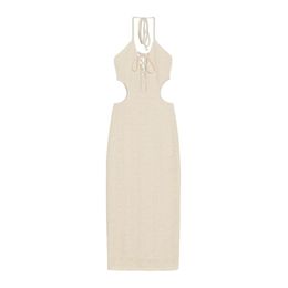 Bershka Summer Dress female Beige size M