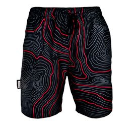 GUGGEN Mountain Board Shorts 'Boardshorts 2335' male Red size 3XL