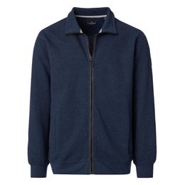 Casamoda Zip-Up Hoodie 'Basic' male Blue size XXL