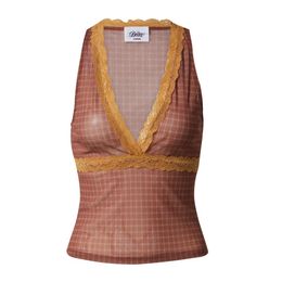 Bella x ABOUT YOU Bluse Damen Gr&ouml;&szlig;e M orange / rosa / dunkelpink