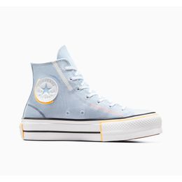 Converse Damen Sneaker "CHUCK TAYLOR ALL STAR LIFT PLATFORM", Gr. 38, lila, Textil, Schuhe