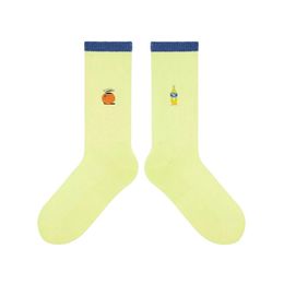 von Jungfeld Socks 'Mix & Match Socken mit Stickmotiven' female Yellow size 35-38