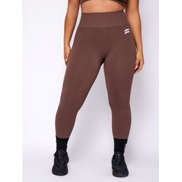 Fortex Fitness Leggings 'Seamless Essential' female Brown size M