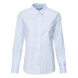 Fransa Bluse 'Oxford' Damen Gr&ouml;&szlig;e M hellblau / wei&szlig;