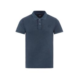 CMPD Poloshirt Kurzarm aus Pikee Slub Herren Gr&ouml;&szlig;e 4XL dunkelblau