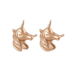 Hey Happiness Earrings 'Unicorn Charm' female Gold size One Size