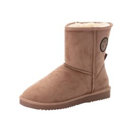 O`Neill O'NEILL Damen Schlupfboots "BESIANA WOMEN HIGH", Gr. 37, grau, Synthetik, Schuhe, gef&uuml;tterte Winterboots, Snowboots, Winterschuhe