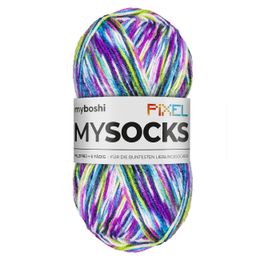 Sockenwolle Mysocks Pixel von myboshi, Dotty, aus Schurwolle